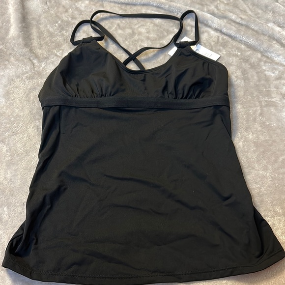 Athleta | Swim | Nwt Athleta Black Tankini Top | Poshmark